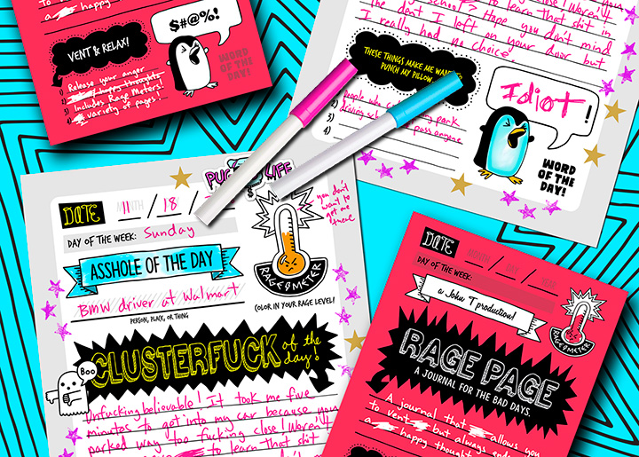 Rage Page: A Journal for the Bad Days is out now! - Swear Word Coloring ...